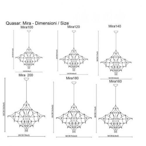Quasar Mira Suspension lamp price